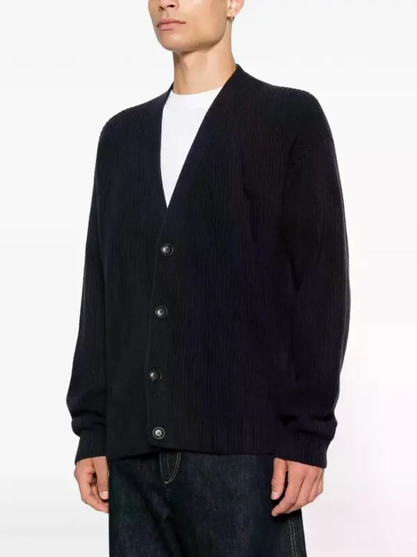 DIANA STUDIO Ribbed-knit V-neck Cardigan