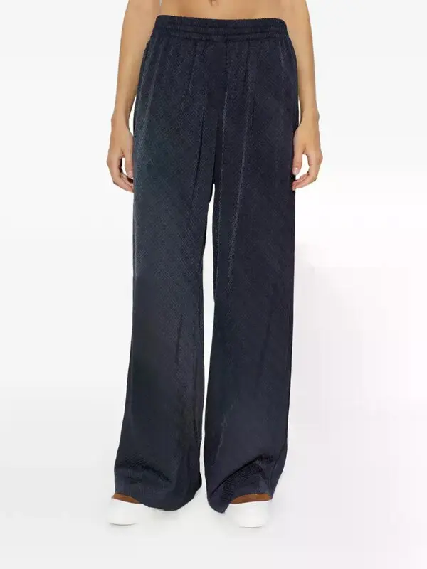 Casablanca Monogram Jacquard Wide-leg Trousers