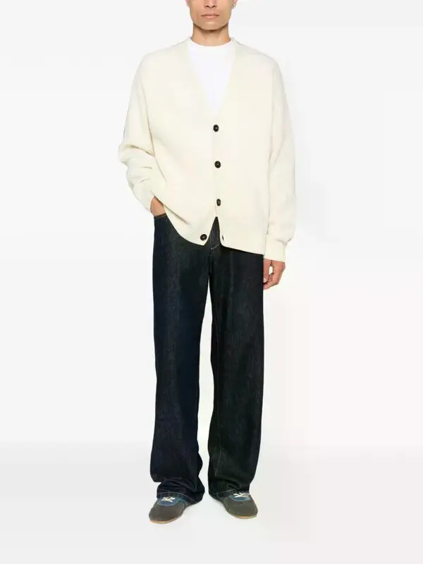 DIANA STUDIO Ribbed-knit V-neck Cardigan