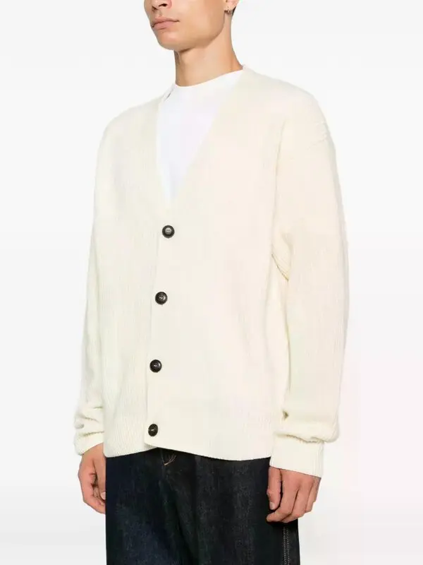 DIANA STUDIO Ribbed-knit V-neck Cardigan