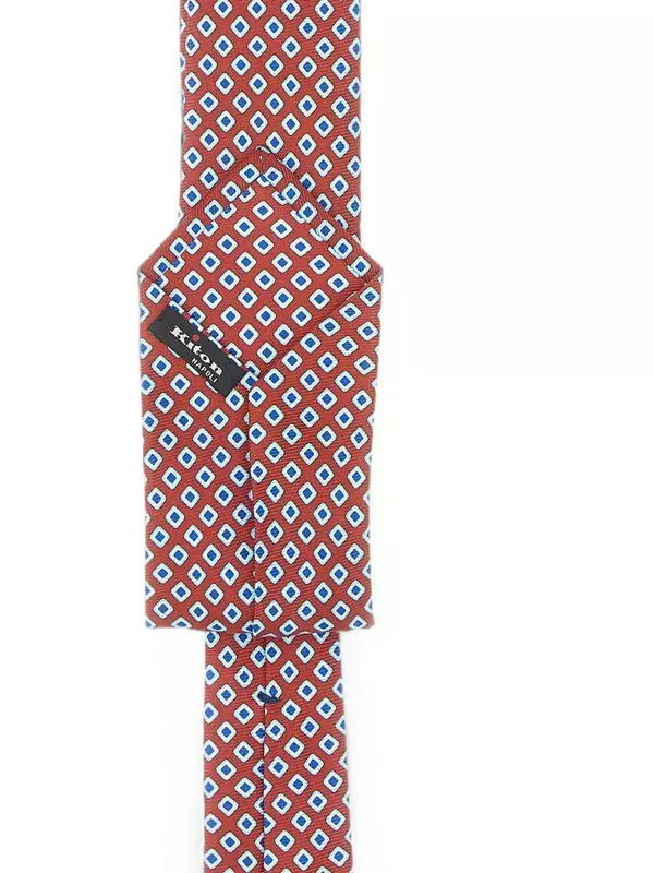 Kiton Micro Diamond Seven-fold Tie