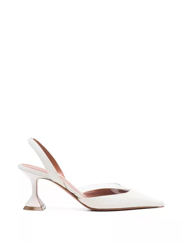 Amina Muaddi Lara Slingback Pumps