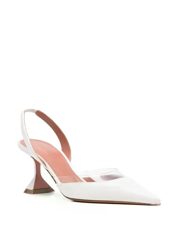 Amina Muaddi Lara Slingback Pumps