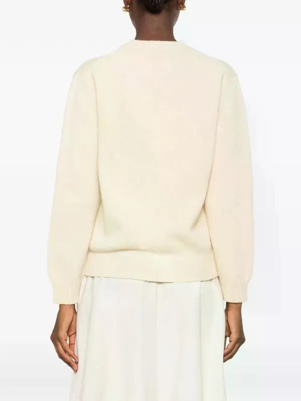 JIL SANDER Ribbed-knit Crew-neck Sweater