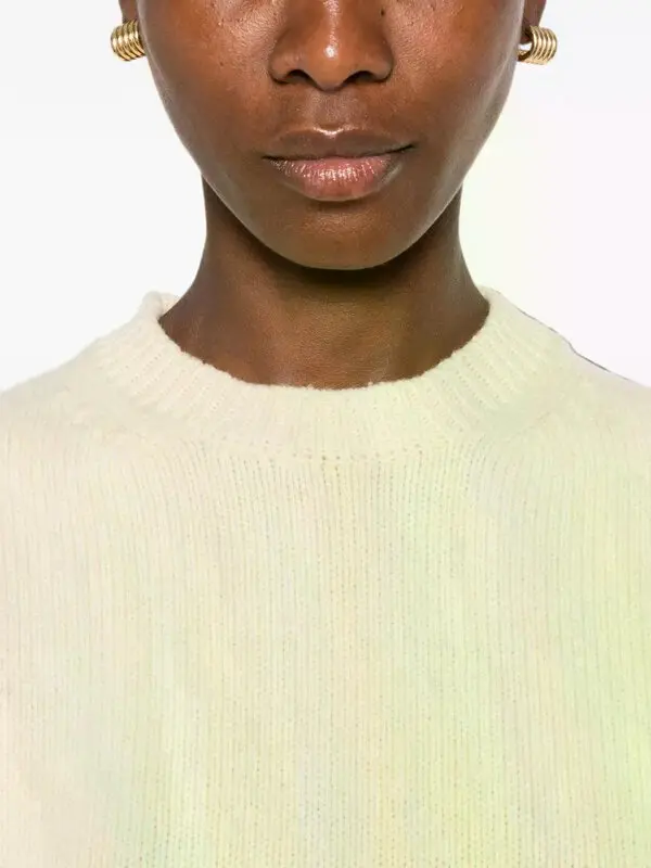 JIL SANDER Ribbed-knit Crew-neck Sweater