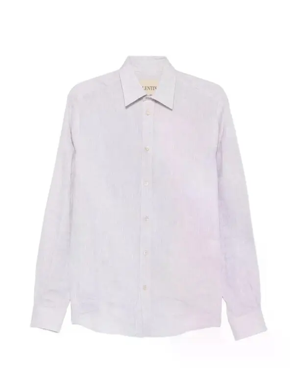 Valentino Garavani Long-sleeve Button-down Shirt - Neutrals