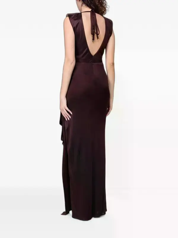 Elisabetta Franchi Draped Knot-detail Top
