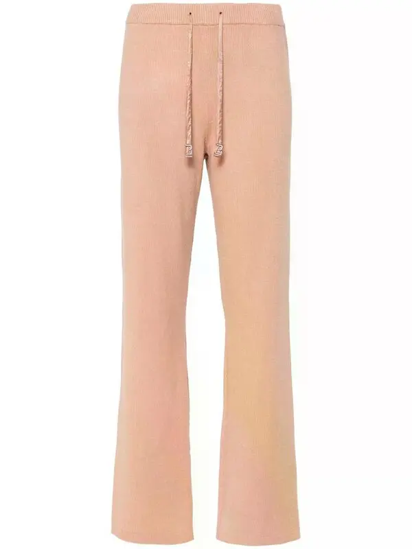 Liu Jo Ribbed-knit Trousers - Orange