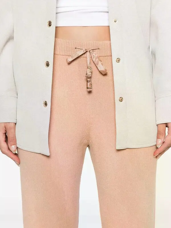 Liu Jo Ribbed-knit Trousers