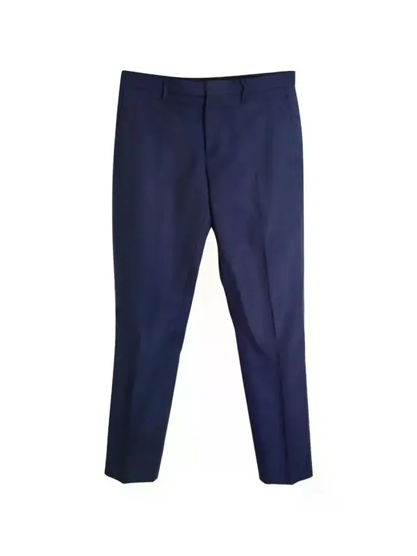 Burberry Tailored Wool Trousers - Blue