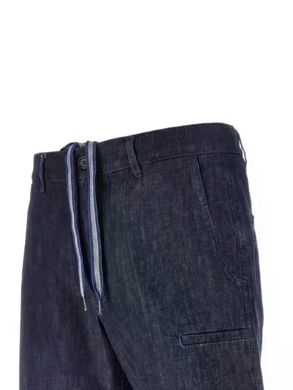 Aspesi Drawstring Denim Shorts