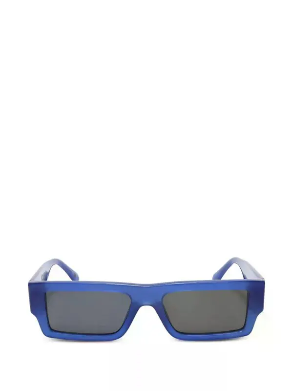 Palm Angels Belvedere Rectangle-frame Sunglasses - Blue