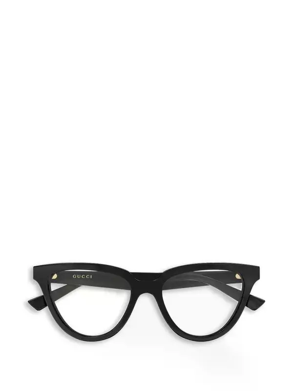 Gucci Double G Cat-eye Glasses - Black