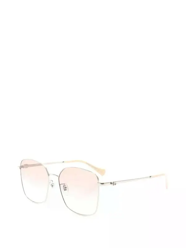 Gucci Tone Square Frame Sunglasses