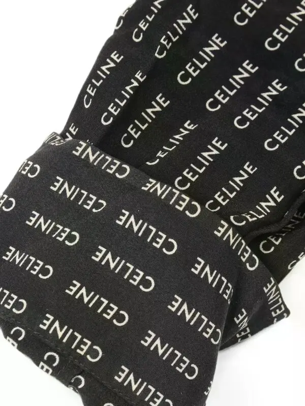 Celine 2010s Logo-print Shirt