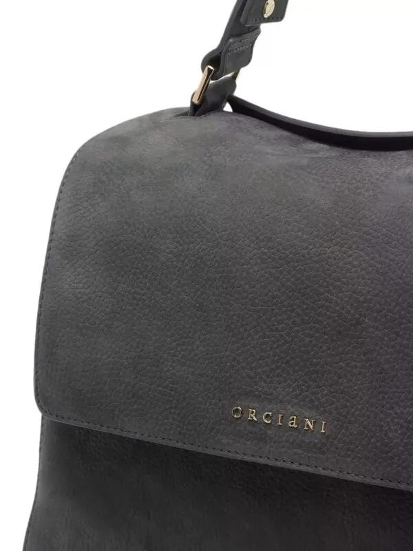 Orciani Sveva Leather Handbag - Grey
