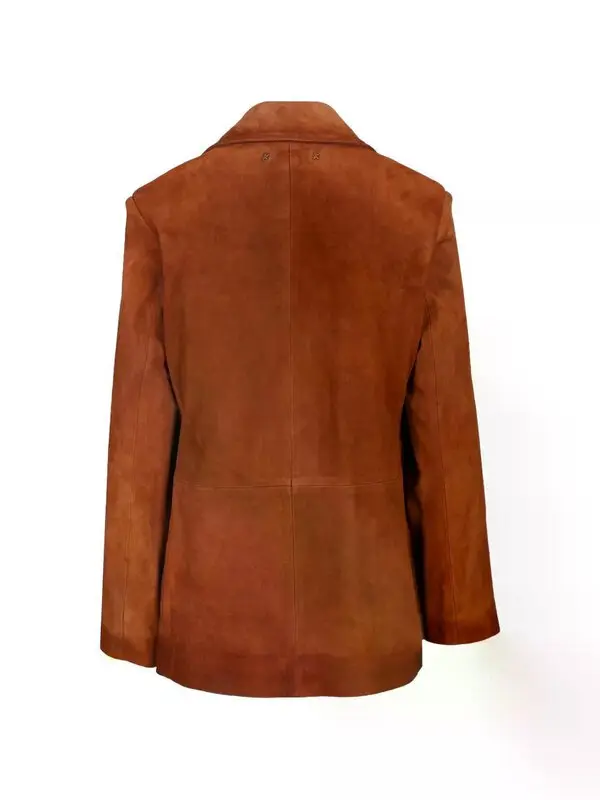 GOLDEN GOOSE Suede Single-breasted Blazer