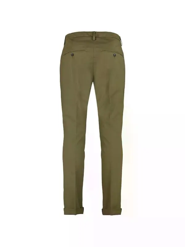 DONDUP Gaubert Cuffed-hem Trousers - Green