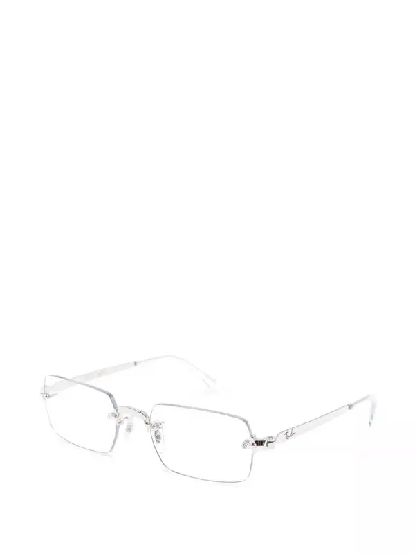 Ray-ban X Asap Rocky Rimless Rectangle-frame Glasses