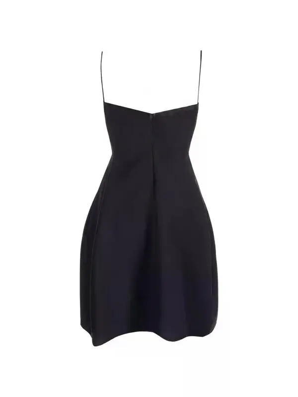 Loewe Fit-and-flare Spaghetti-strap Mini Dress - Black