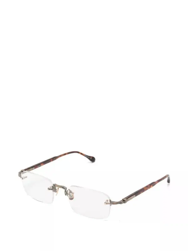 Matsuda Rimless Rectangle-frame Glasses
