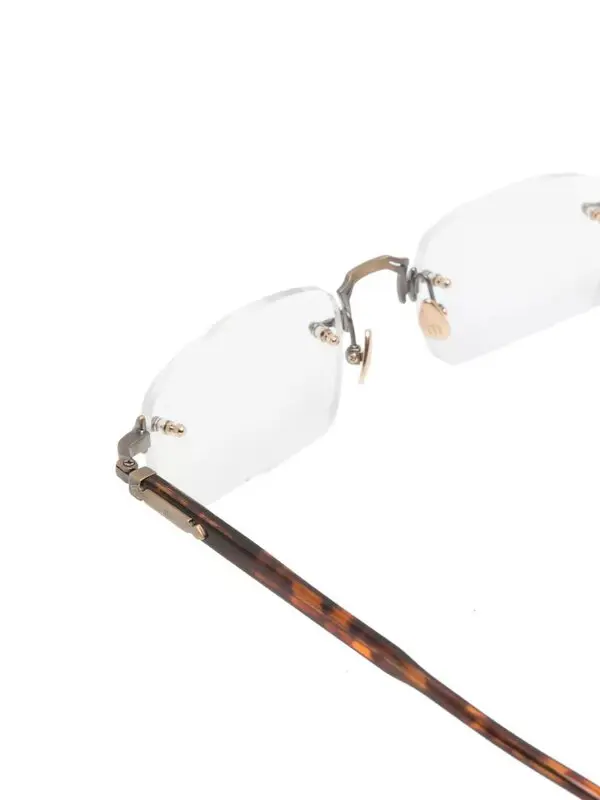 Matsuda Rimless Rectangle-frame Glasses