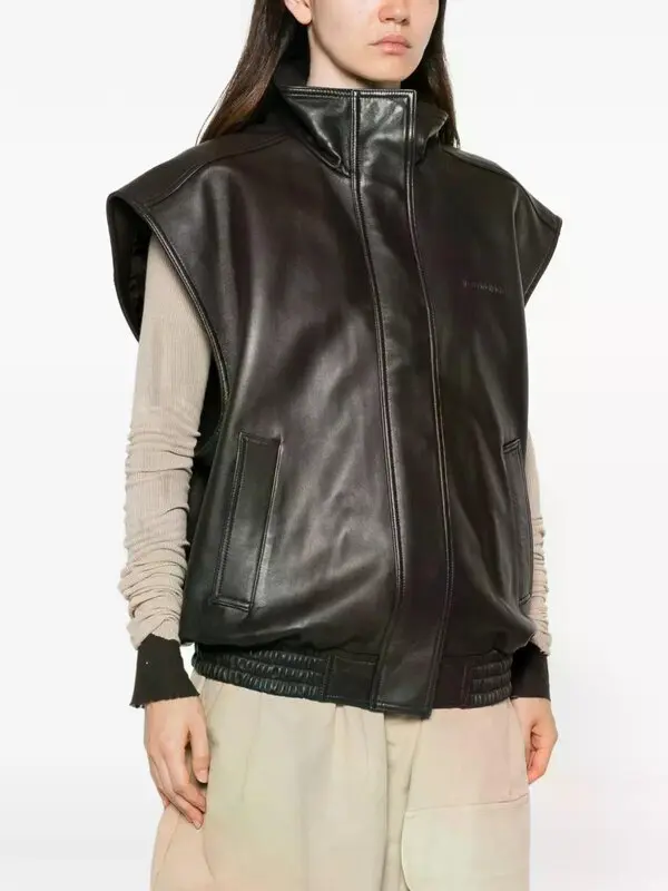 Balenciaga Leather Waistcoat