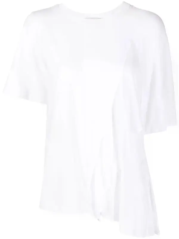 SJYP Logo-print Layering T-shirt - White