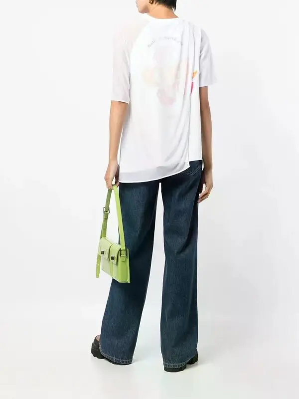 SJYP Logo-print Layering T-shirt
