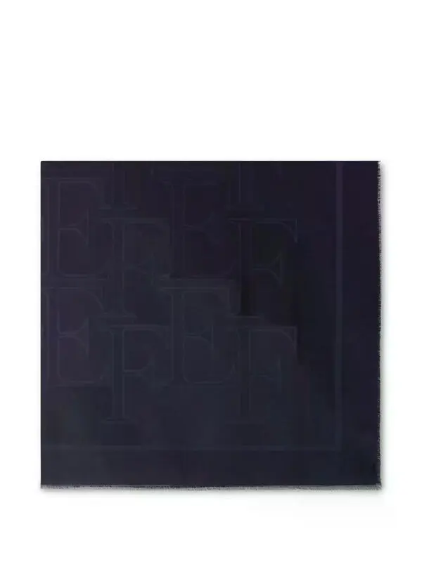 Elisabetta Franchi Viscose And Modal Foulard Scarf - Blue