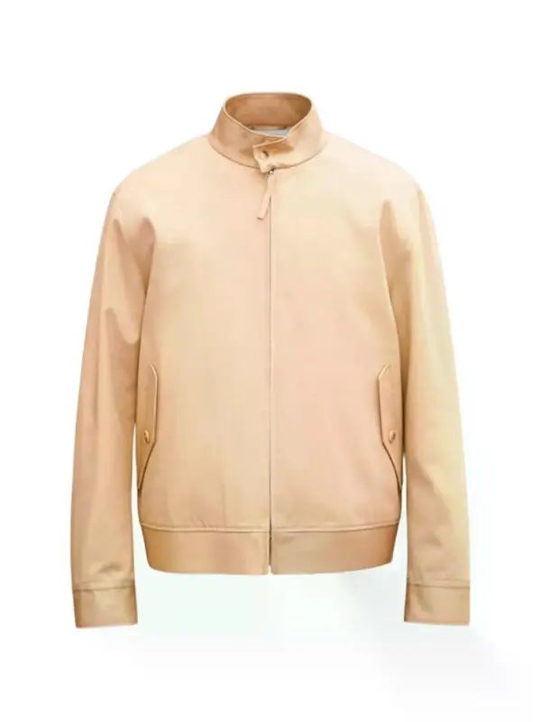 Gabriela Hearst High-neck Zip-up Jacket - Neutrals