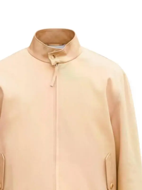 Gabriela Hearst High-neck Zip-up Jacket - Neutrals