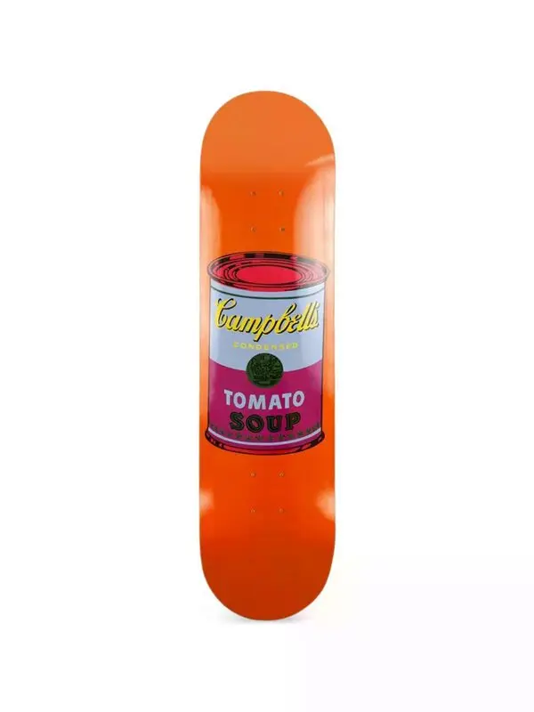 THE SKATEROOM Campbell's Soup Printed Skateboard - Orange