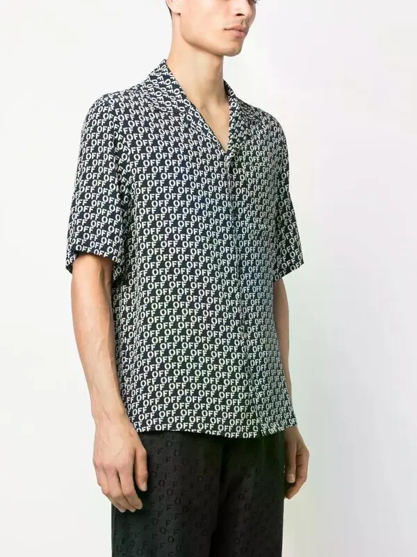 Off-White Logo-print Short-sleeve Shirt