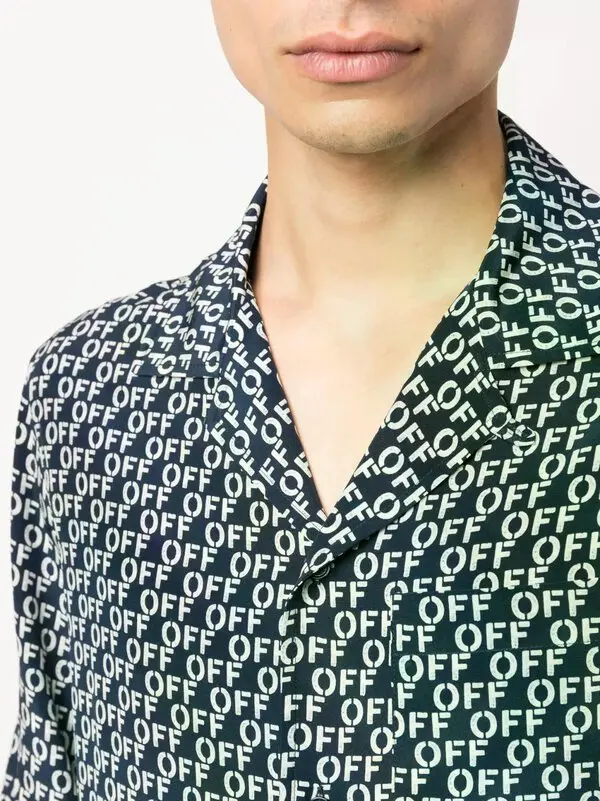 Off-White Logo-print Short-sleeve Shirt