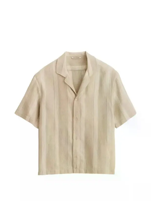 A KIND OF GUISE Striped Short-sleeves Shirt - Neutrals