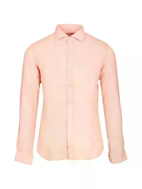 AL DUCA D’AOSTA 1902 Long-sleeve Spread-collar Shirt - Pink