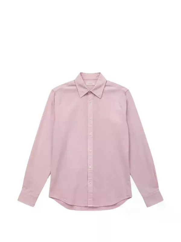 CELLAR DOOR Long-sleeve Button-down Shirt - Pink