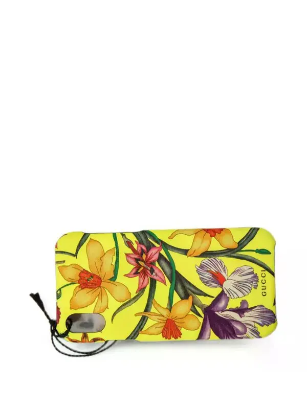 Gucci Flora-print Iphone Case - Yellow