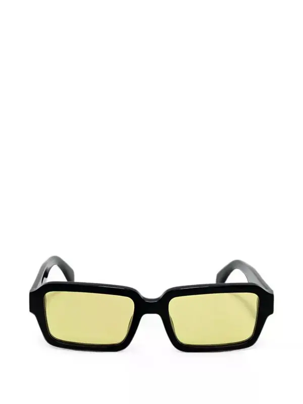 Palm Angels Homer Rectangle-frame Sunglasses - Black