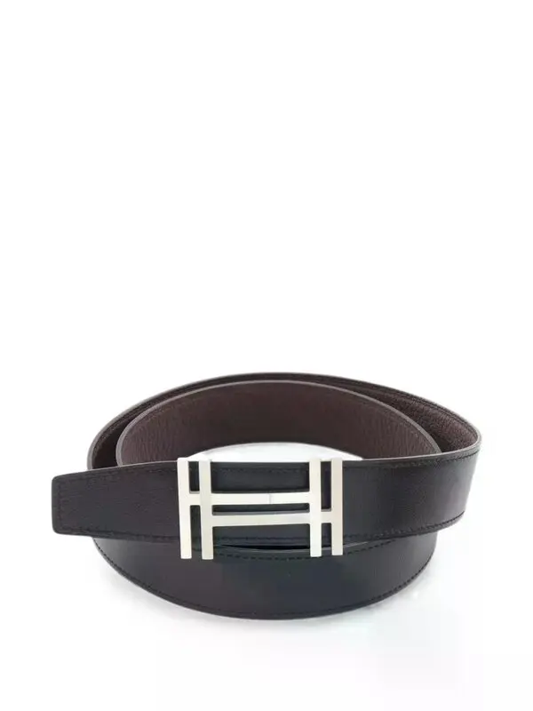 Hermès 2018 H Au Carré Reversible Belt