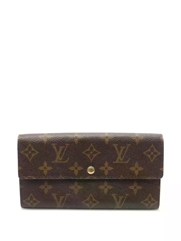 LOUIS VUITTON 2005 Sarah Monogram Wallet - Brown