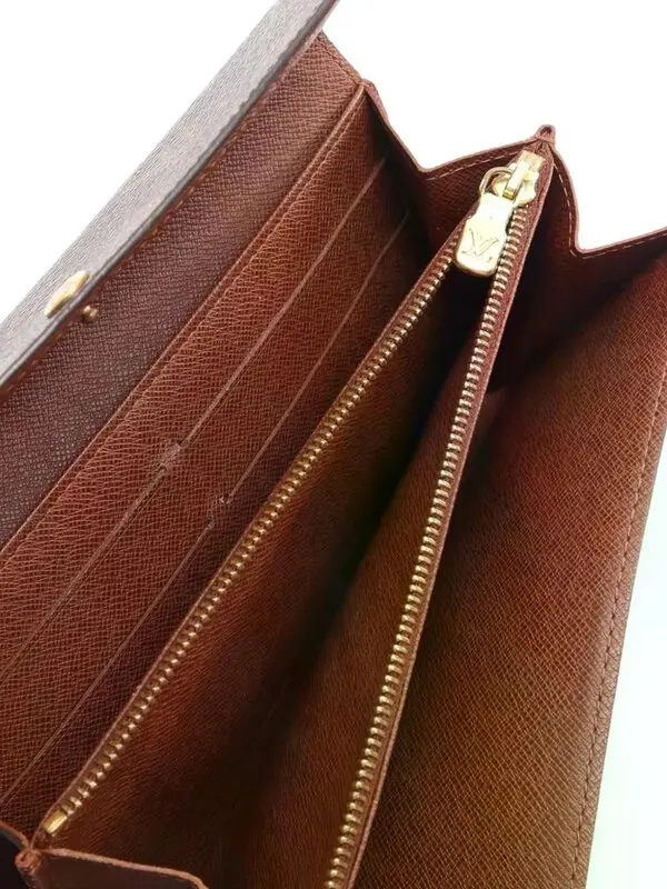 LOUIS VUITTON 2005 Sarah Monogram Wallet - Brown