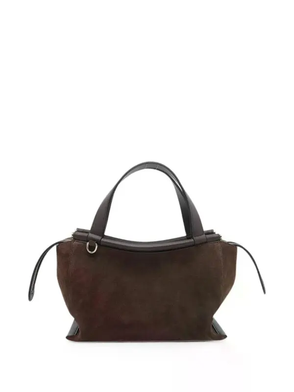 WANDLER Ida Suede Handbag - Brown