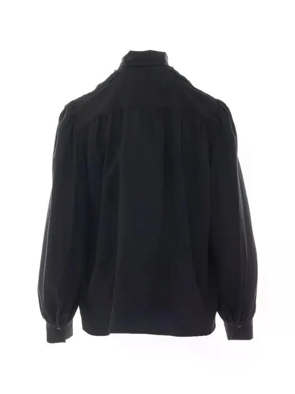 Chloé Scarf-tie Silk Blouse - Black