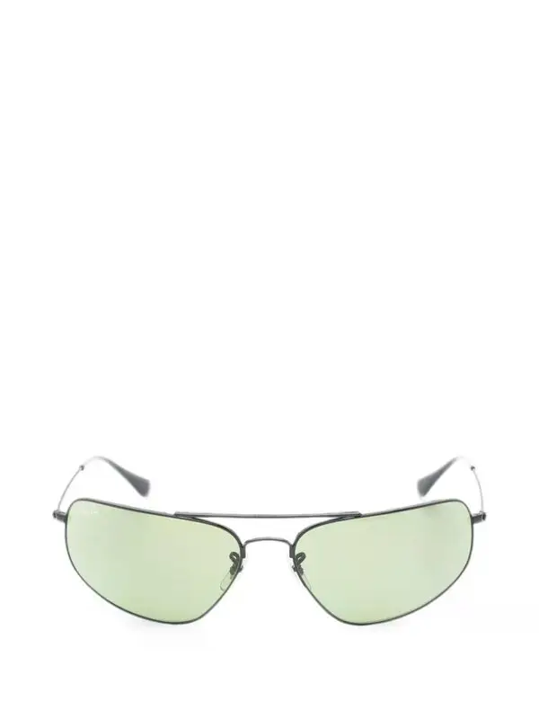 Ray-ban Pilot-frame Double-bridge Sunglasses - Black