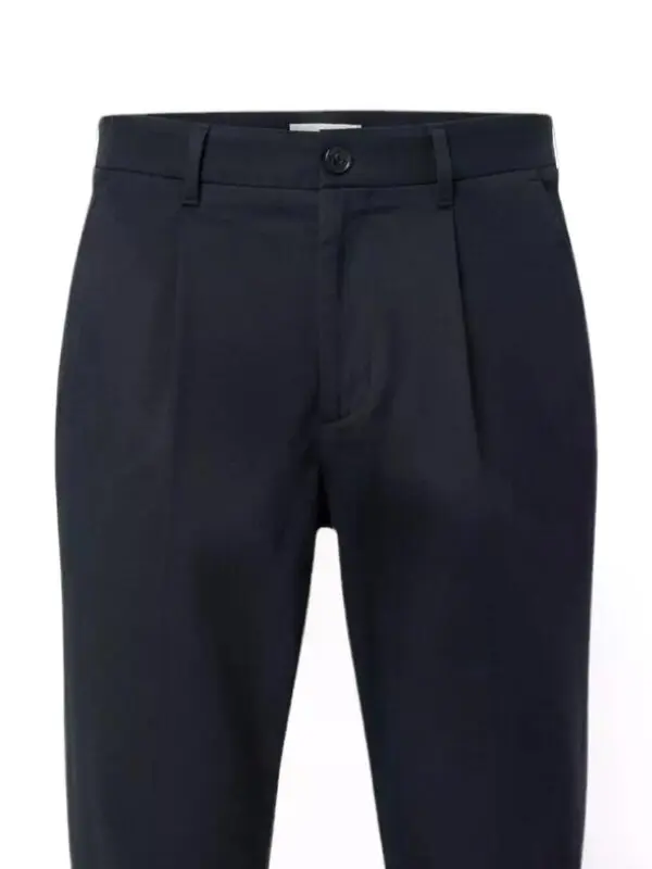 CELLAR DOOR Pleated Detail Turn-up Trousers