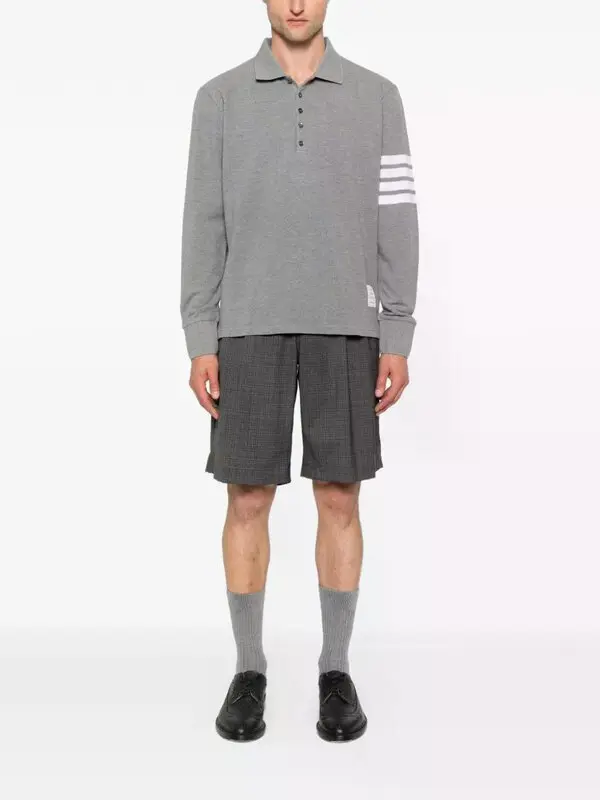 Thom Browne Long-sleeved Polo Shirt