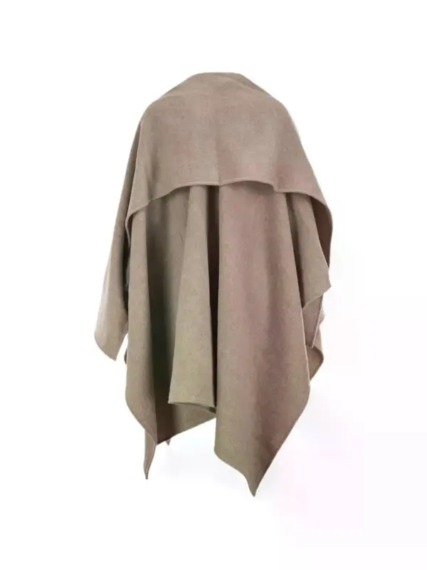Fabiana Filippi Scarf-detail Cape - Neutrals