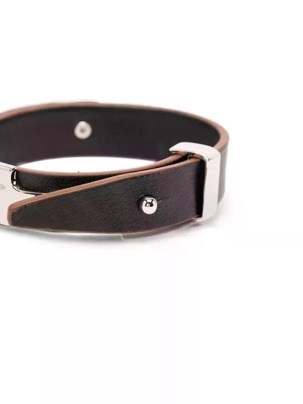 Max Mara Agiate Leather Bracelet